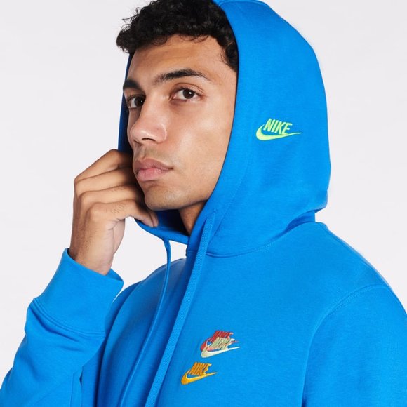 Nike | Sweaters | New Nike Nsw Pullover Hoodie Sweater Dd466643 Blue ...